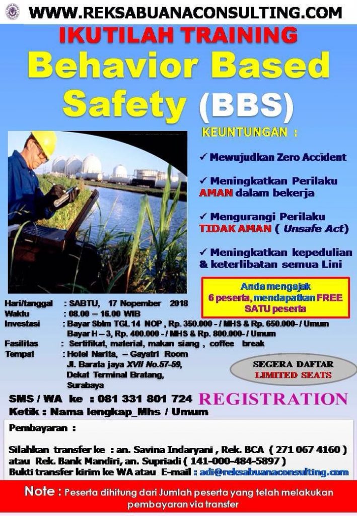 Training Behavior Based Safety (BBS) – IKA PPNS