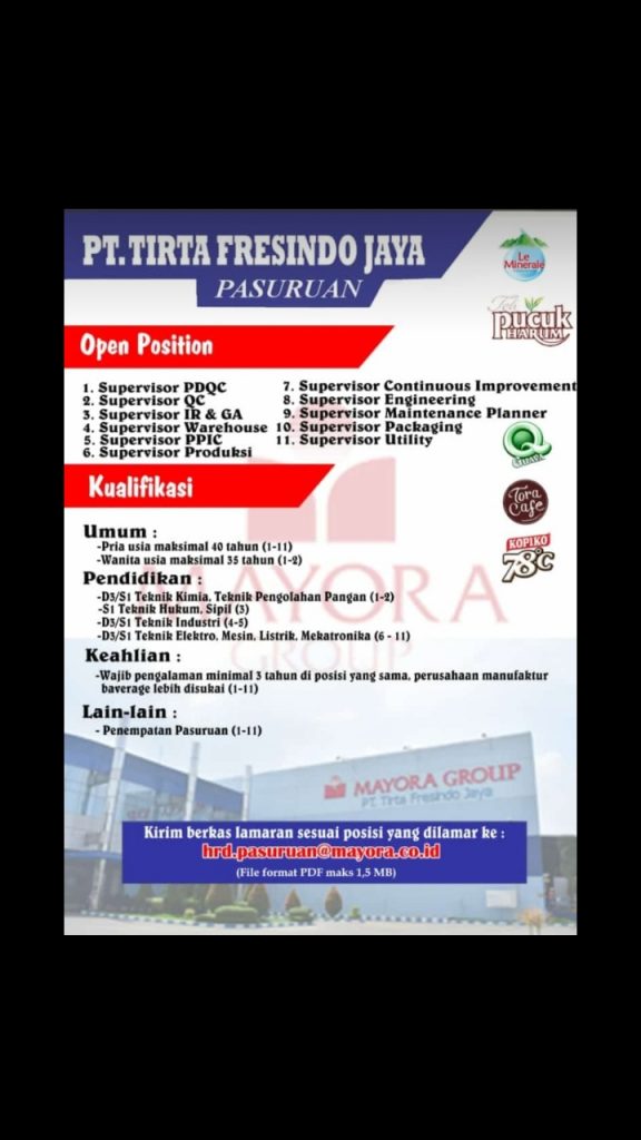 PT. TIRTA FRESINDO JAYA – IKA PPNS