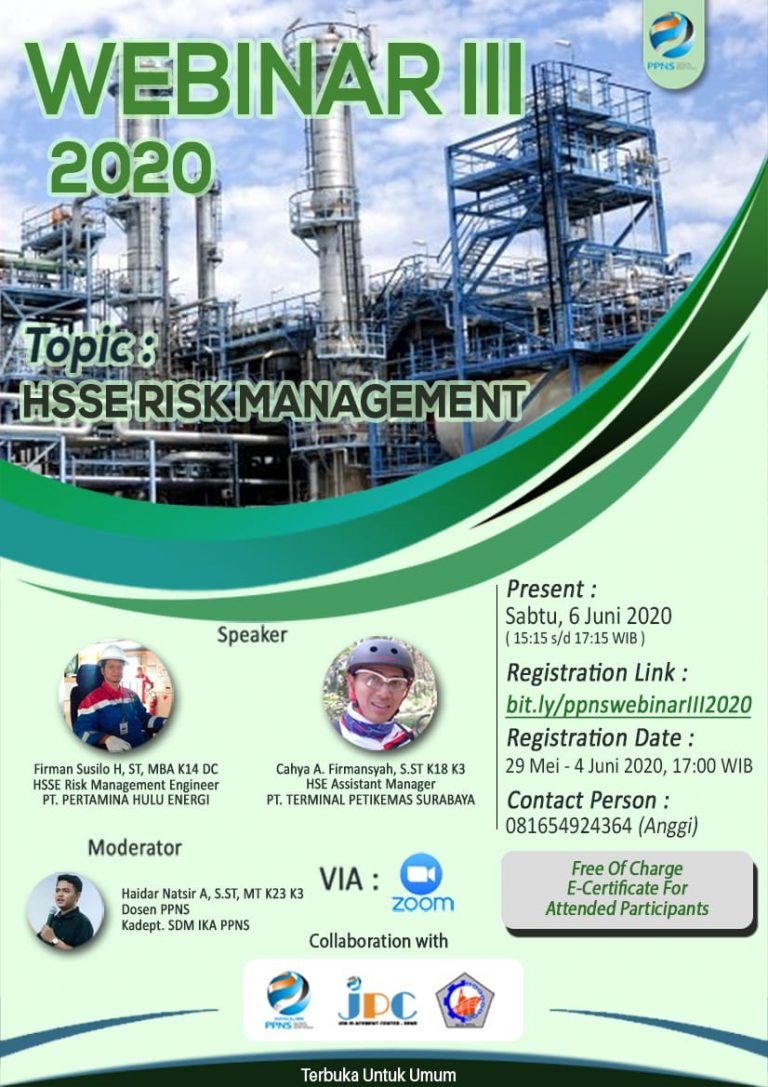 WEBINAR III “HSSE Risk Management” – IKA PPNS